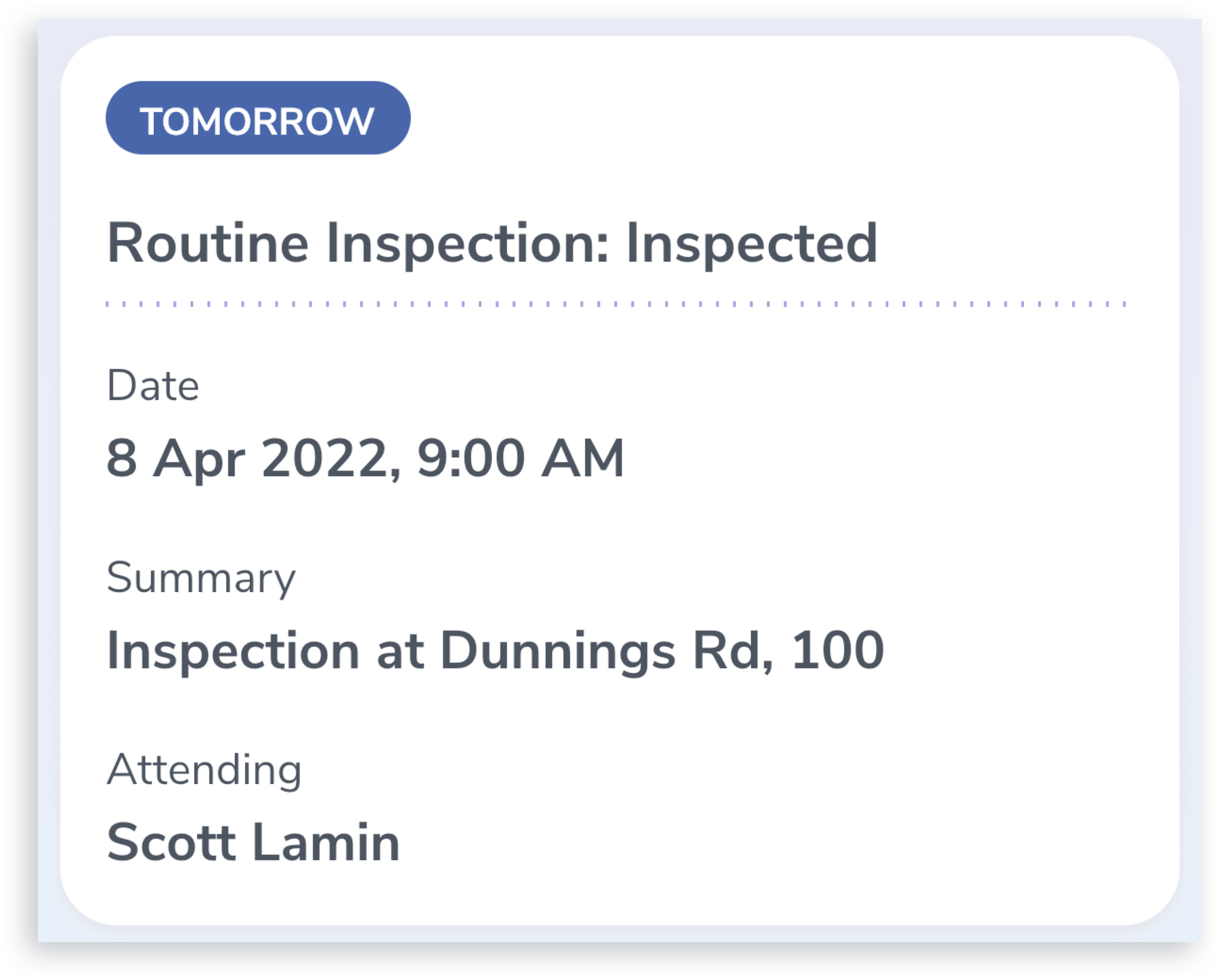 Accessing and Checking the Status of Your Inspections – PropertyMe ...